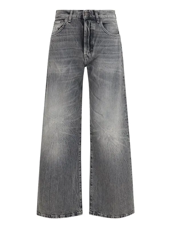 Acne Studios 2021f Wide-leg Jeans - Gray