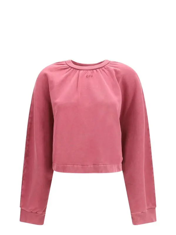 Off-White Off Stamp Balloon Crewneck Sweatshirt - Pink