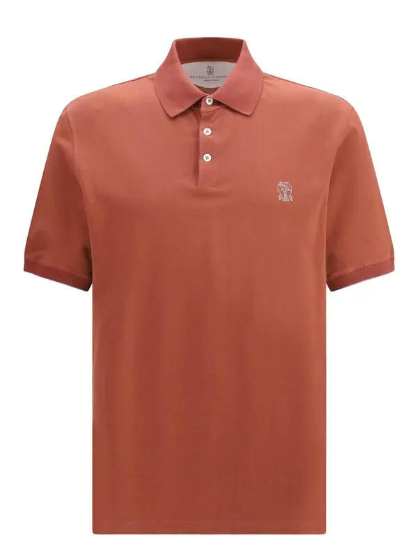 Brunello Cucinelli Cotton Polo - Red