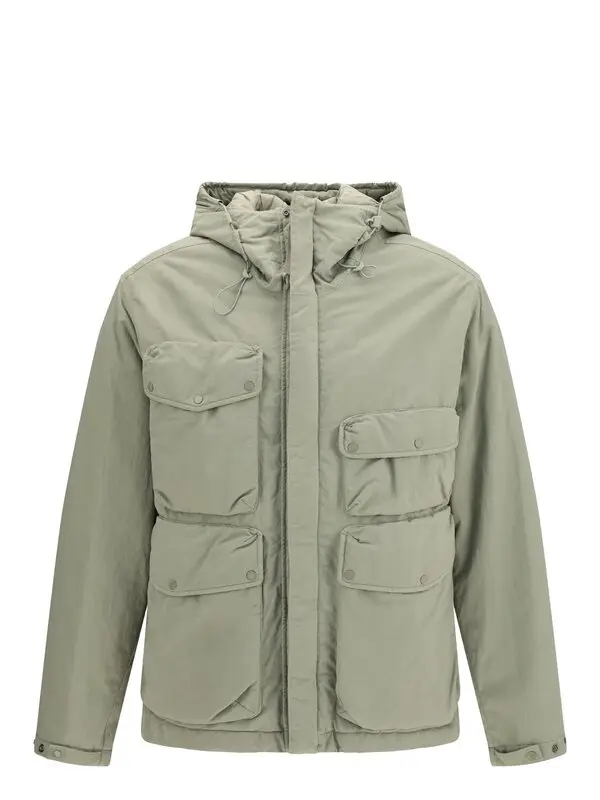 C.P. COMPANY T-flatt Nylon Goggle Jacket - Gray