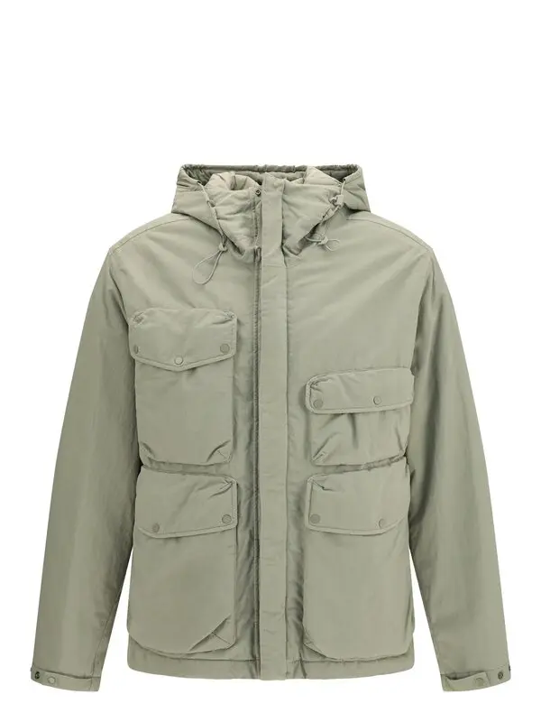 C.P. COMPANY T-flatt Nylon Goggle Jacket - Gray