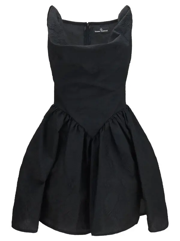 VIVIENNE WESTWOOD Cotton Mini Dress - Black