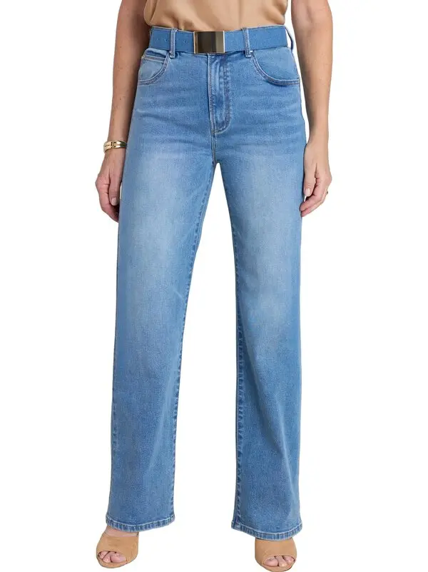 THE NOLI SHOP Marilyn Straight Leg Jean - Medium Blue
