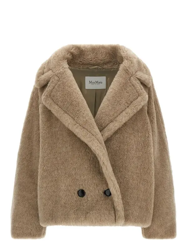 Max Mara Alpaca And Cashmere Blend Teddy Coat - Cream