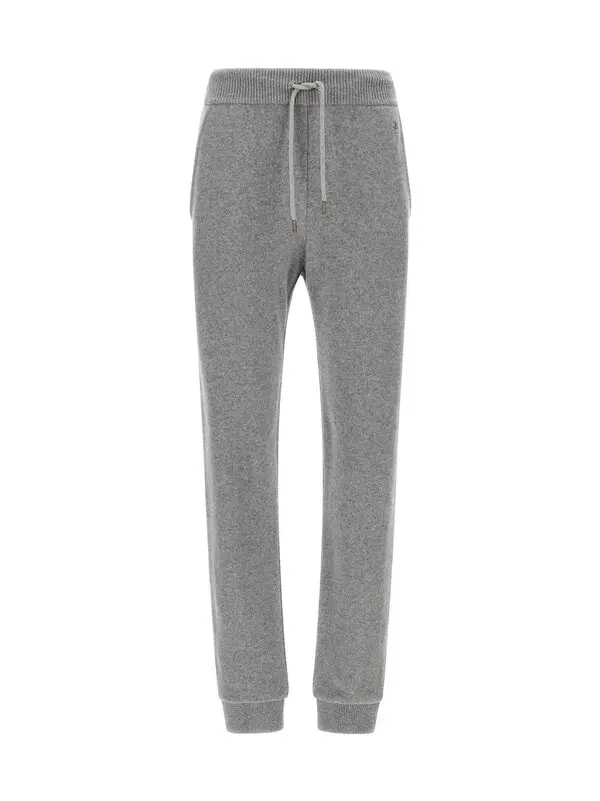 Balmain Cashmere And Mohair Joggers - Gray