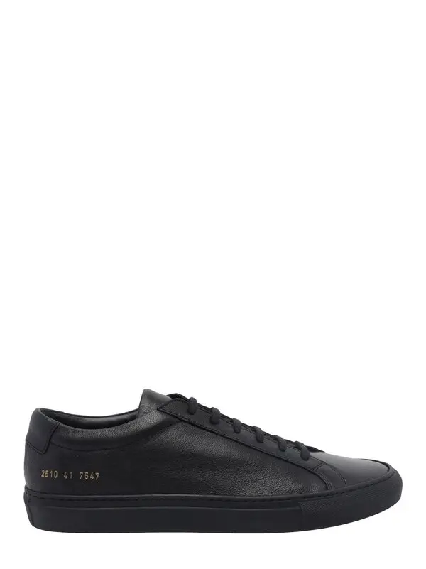 COMMON PROJECTS Achilles Premium Leather Sneakers - Gold