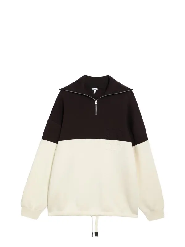 Loewe Cotton Blend Sweatshirt - Brown