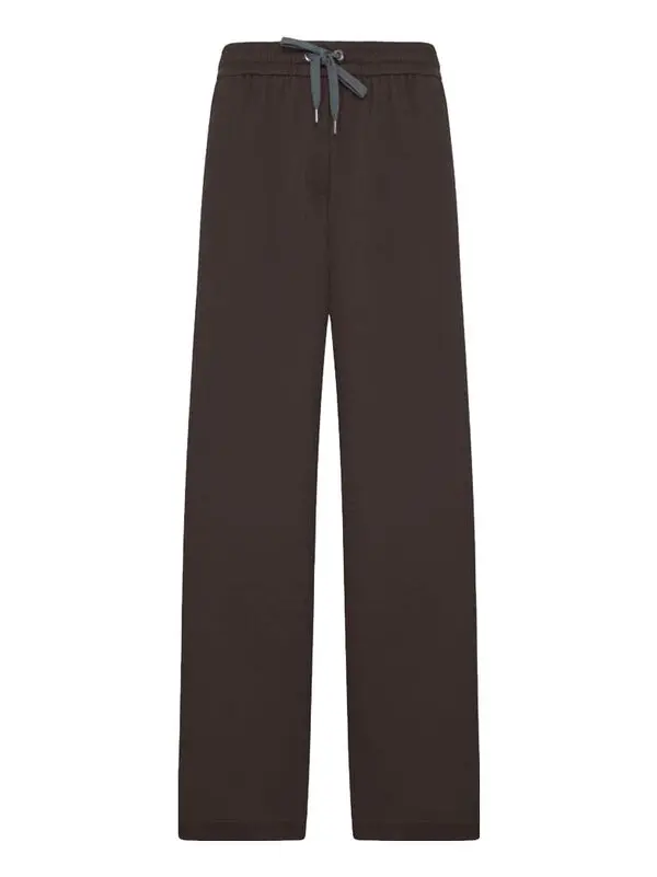 Brunello Cucinelli Wide Leg Trousers - Brown