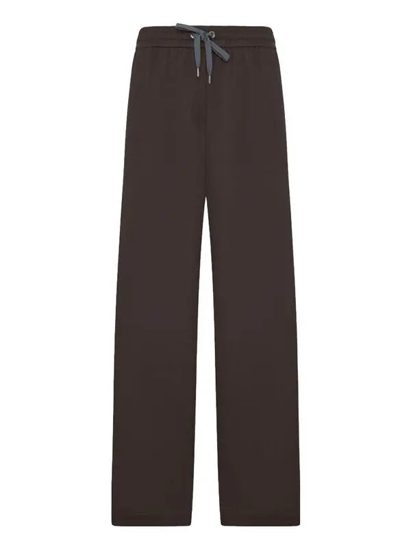 Brunello Cucinelli Wide Leg Trousers - Brown