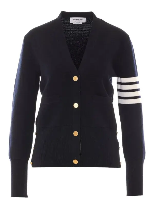 Thom Browne Milano Classic Cardigan - Blue