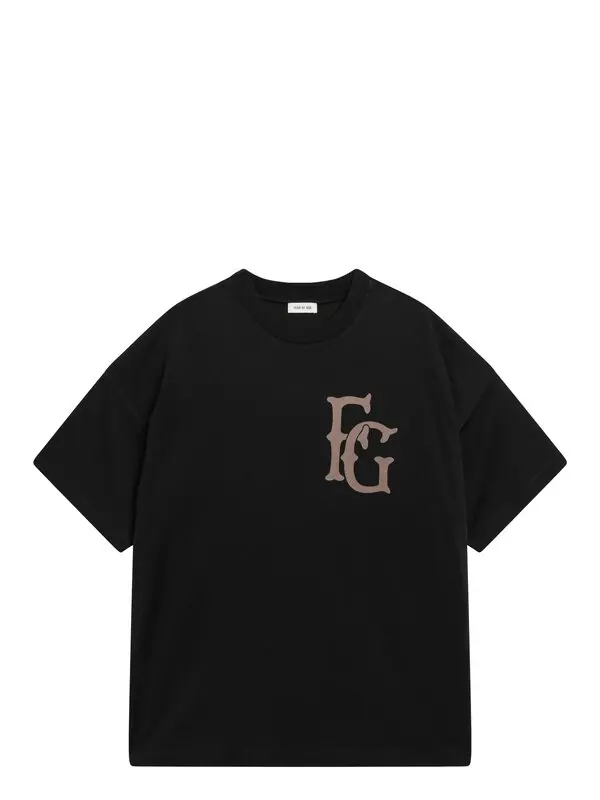Fear Of God T-shirt 43 In Cotton And Rayon Jersey - Black