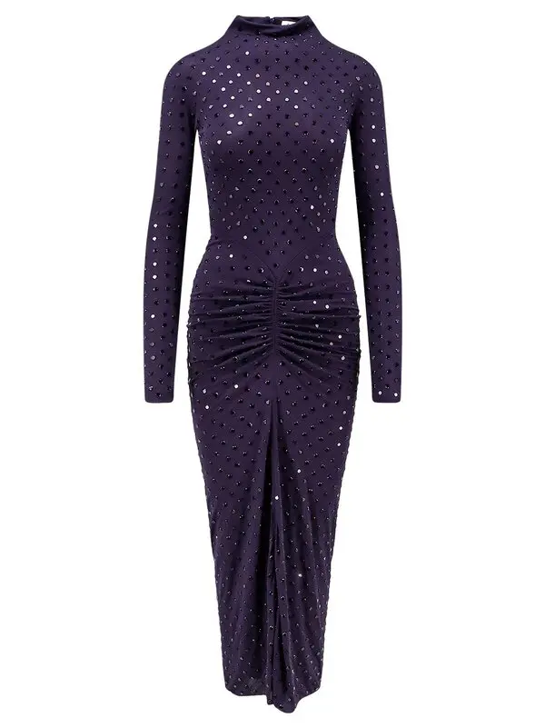 Alaïa Embellished Viscose Dress - Multicolor