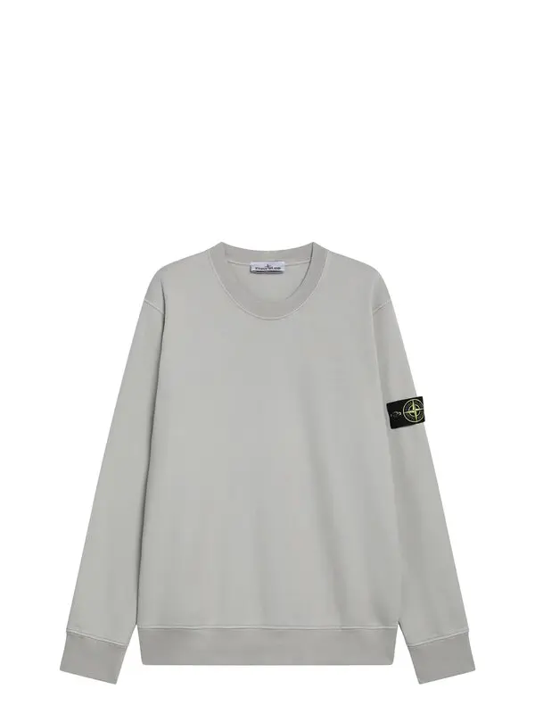 Stone Island Cotton Crewneck Sweatshirt - Gray