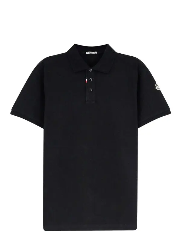 Moncler Cotton Pique Polo Shirt - Multicolor
