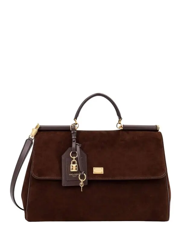 Dolce & Gabbana My Sicily Suede Handbag - Multicolor