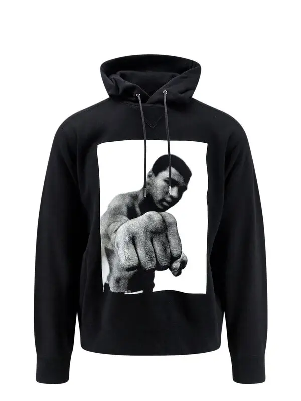 Sacai Oversized Cotton Sweatshirt - Black