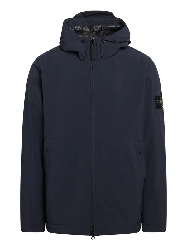 Stone Island Technical Hooded Jacket - Blue