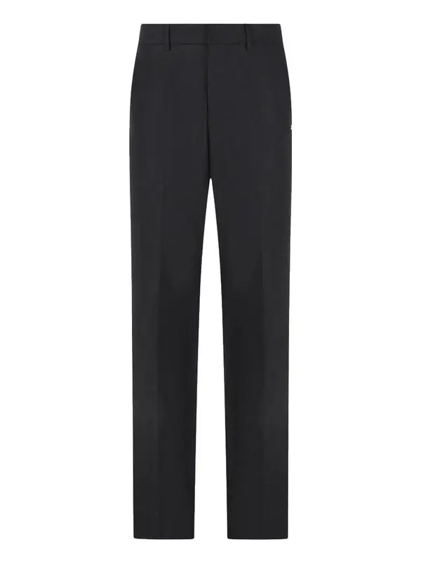 Amiri Tailored Wool Trousers - Black