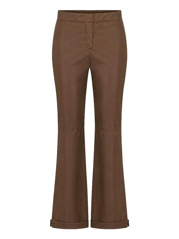 Miu Miu Technical Fabric Flared Leg Trousers - Multicolor