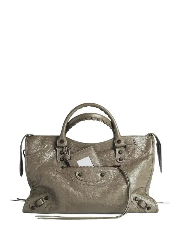 Balenciaga Le City Medium Bag In Military - Green