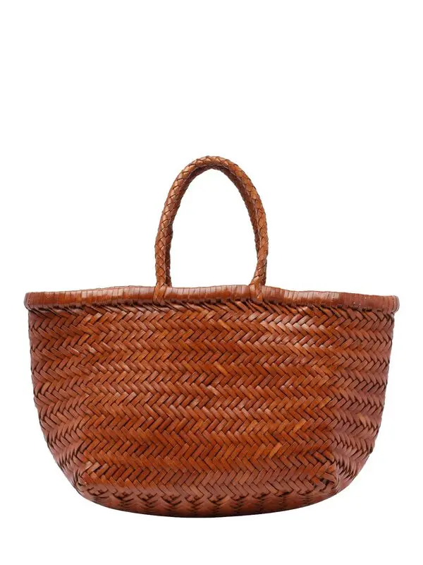 Dragon Diffusion Small Triple Jump Handbag - Brown
