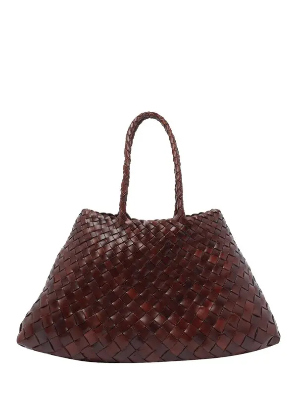 Dragon Diffusion Small Santa Croce Handbag - Brown