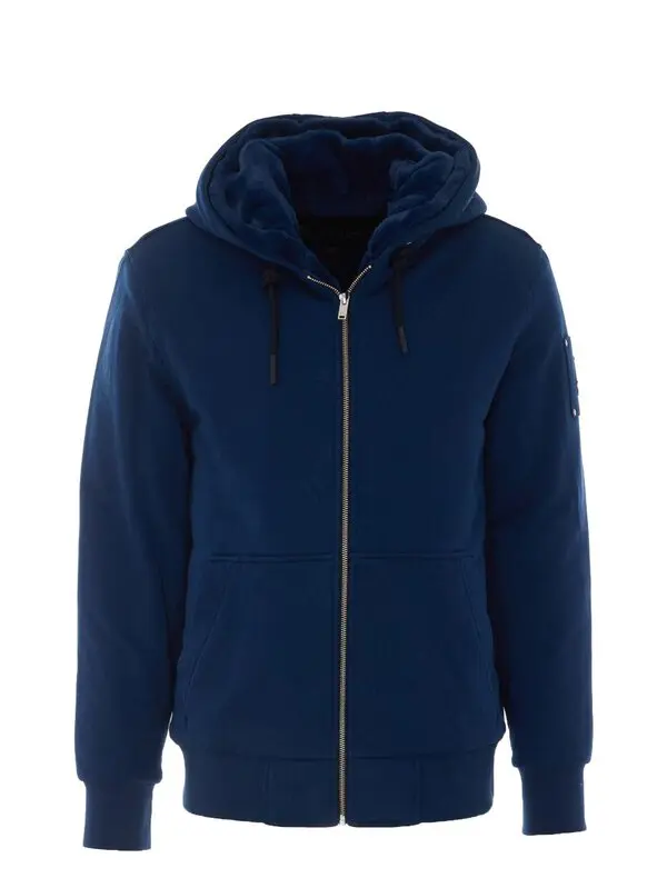 Moose Knuckles Classic Bunny Hoodie - Blue