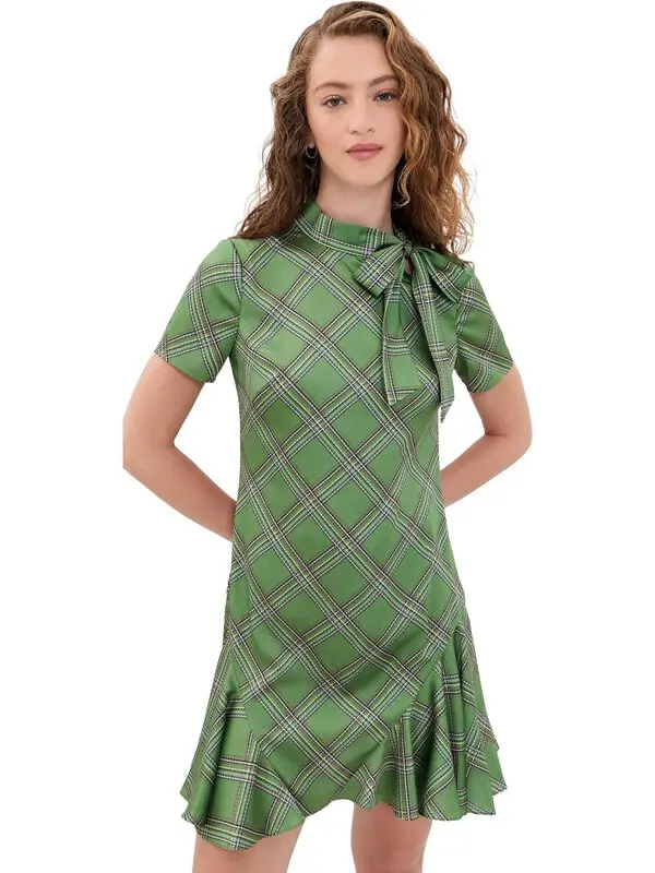 Shoshanna Bosher Dress - Olive Multi