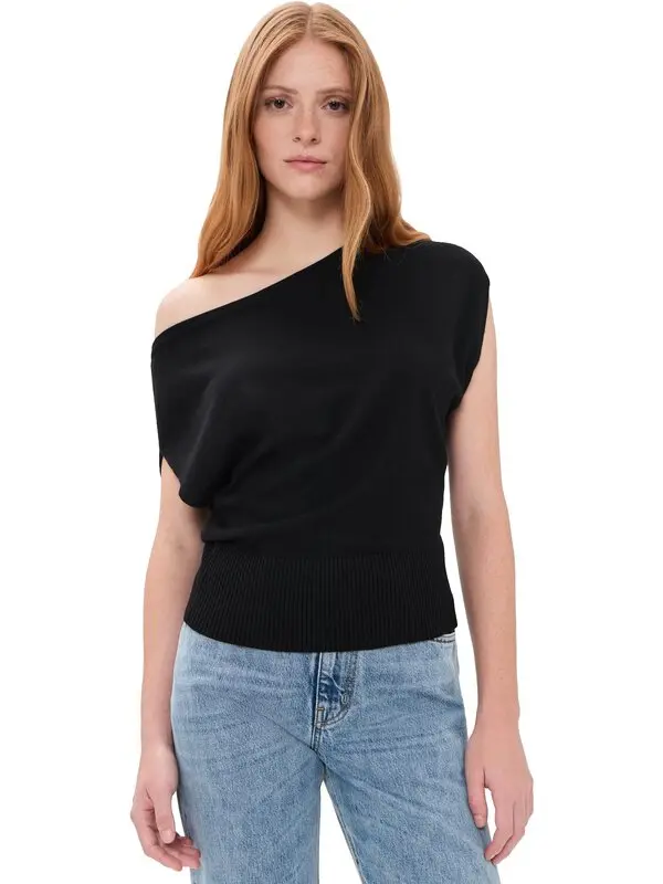 Ramy Brook Chet Wool Sweater - Black