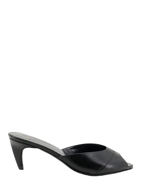 JUDE Leather Cave Mule Sandals - Multicolor