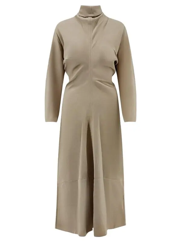 TOTEME Viscose Dress With Scarf - Multicolor