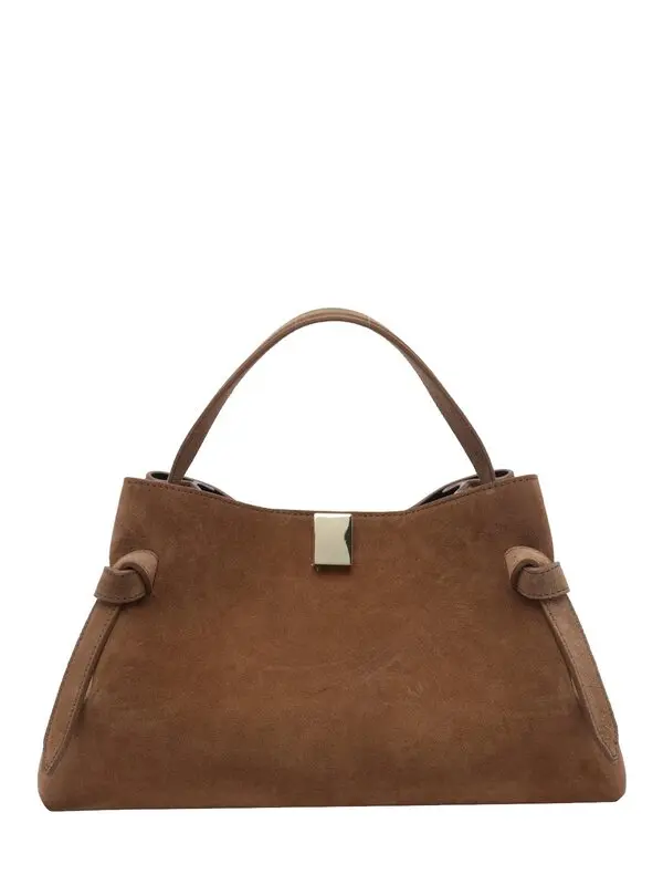 Yuzefi Suede Gyoza Handbag - Multicolor