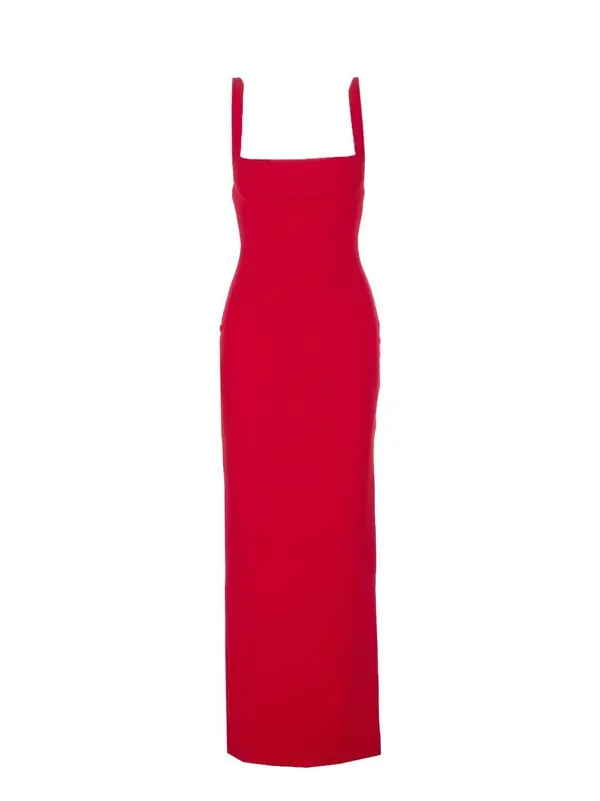 Solace London The Joni Maxi Dress - Red