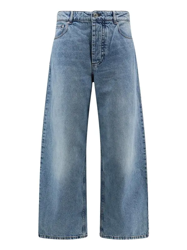 AMI Paris Blue Denim Jeans - Multicolor