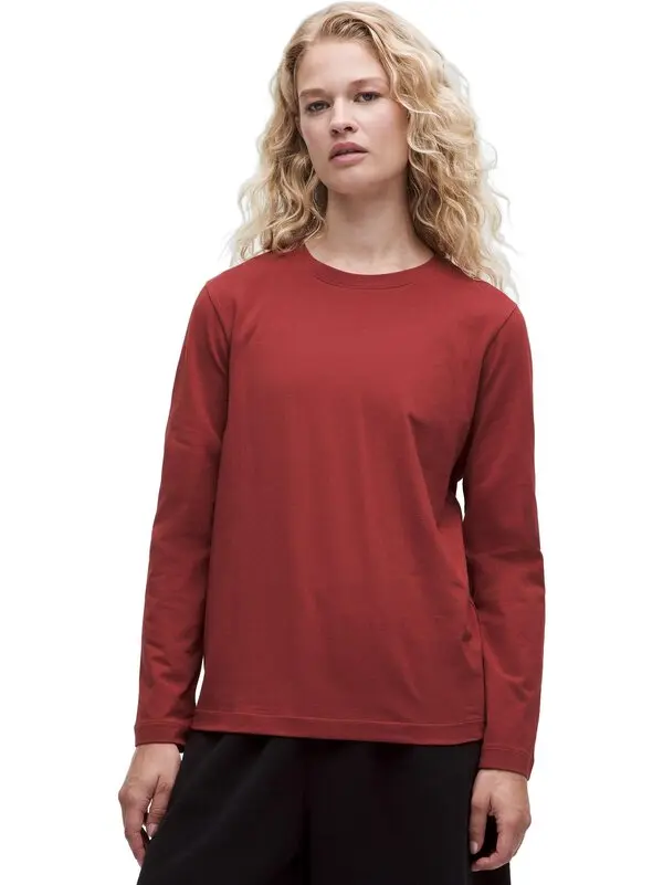 Lululemon The Classic Jersey Long-sleeve Tee - Rocket Red