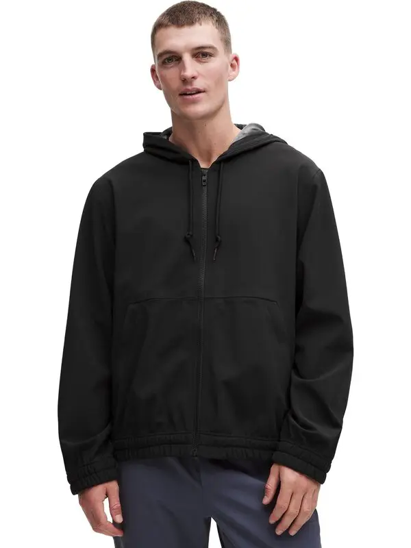 Lululemon Cross Chill Casual Full-zip Hoodie - Black