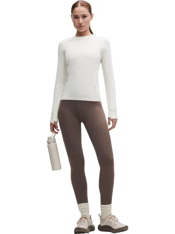 Lululemon Fast And Free 6-pocket Thermal Tight 28 - Pinecone