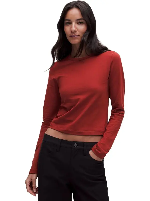 Lululemon Little Jersey Long-sleeve Tee - Rocket Red