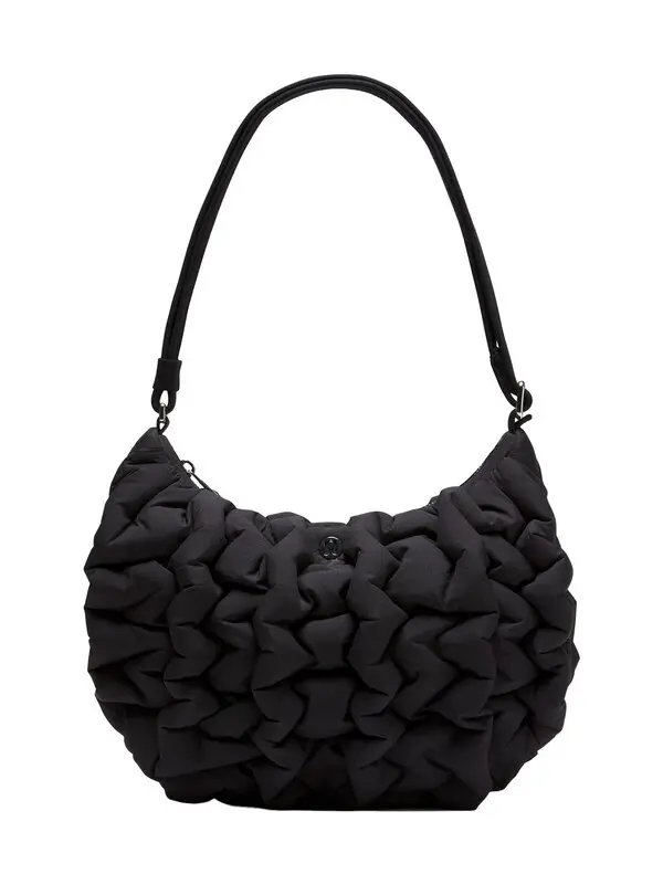 Lululemon Quilty Puff Crossbody Bag 4.7l - Black/silver