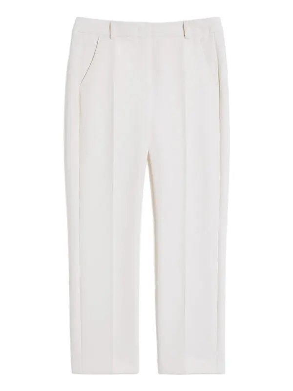 Max Mara Casual Pants With Belt Loops - Ivory