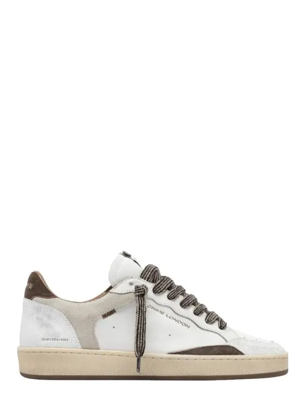 CRIME LONDON Round-toe Sneakers - Bianco