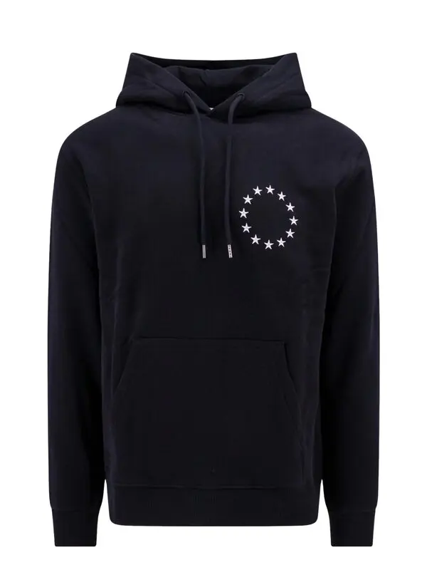 ETUDES Tudes Studio Logo Embroidered Drawstring Hoodie - Black
