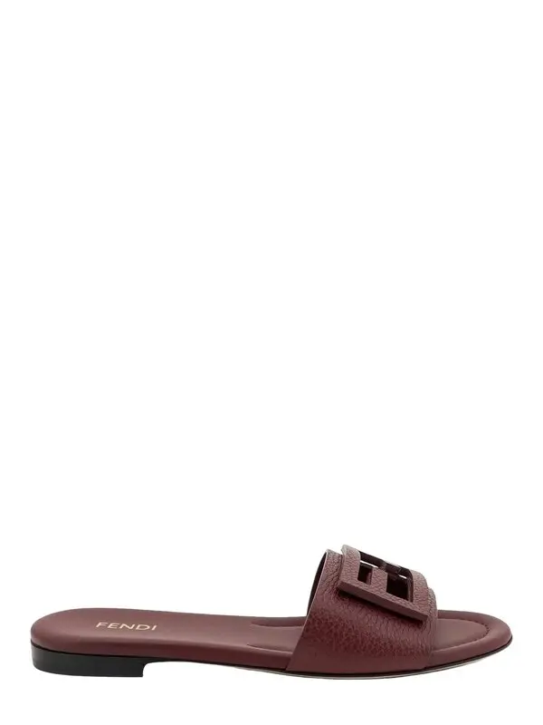 Fendi Leather Tube Sandals - Multicolor