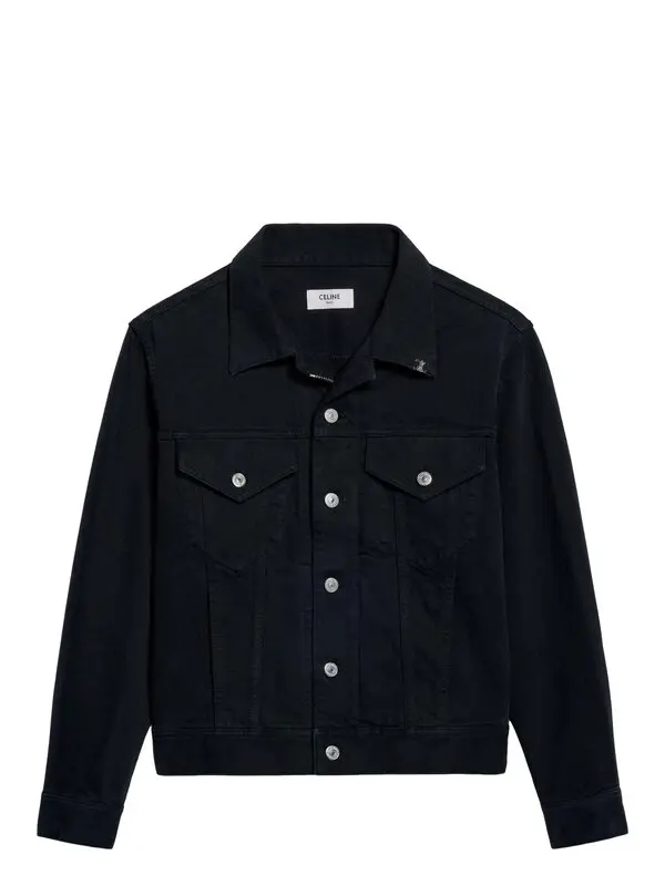 Celine Trucker Denim Jacket - Black
