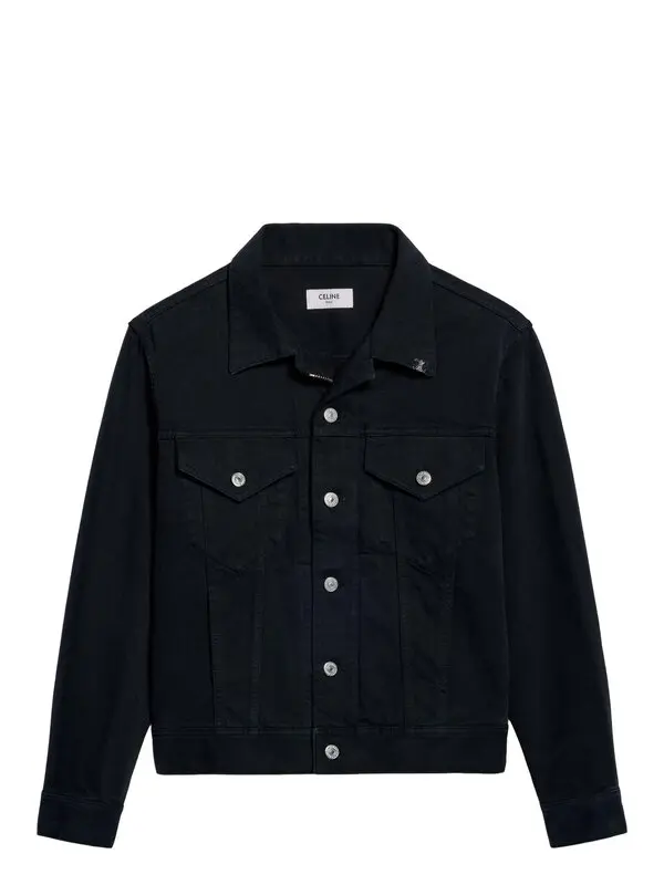 Celine Trucker Denim Jacket - Black