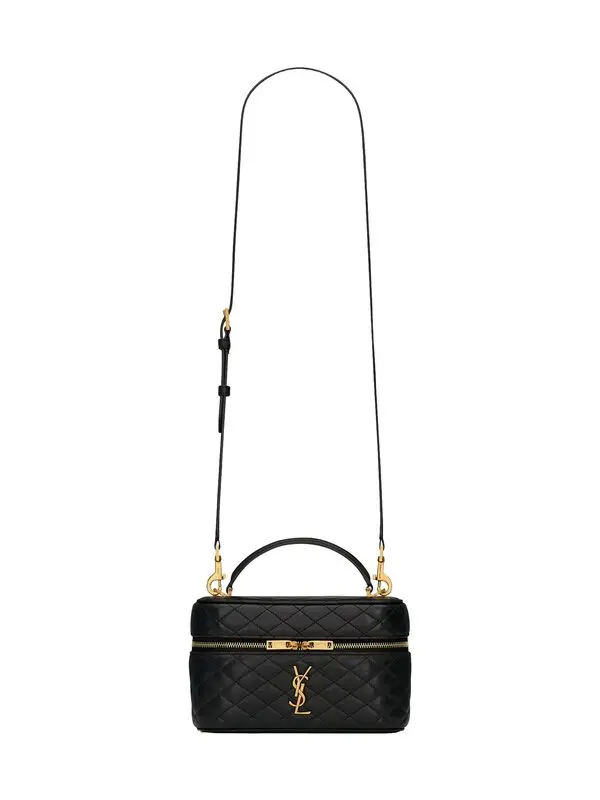 Saint Laurent Gaby Vanity Bag In Leather - Multicolor