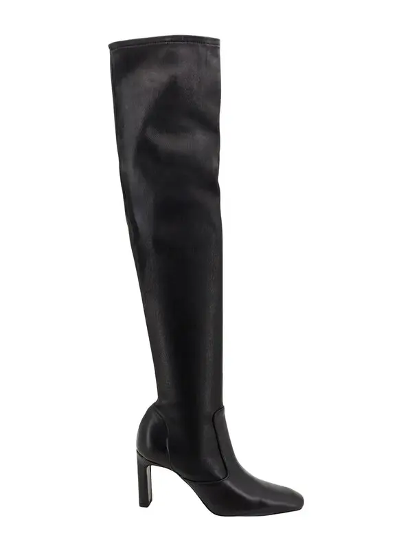 TOTEME Leather Boots - Black