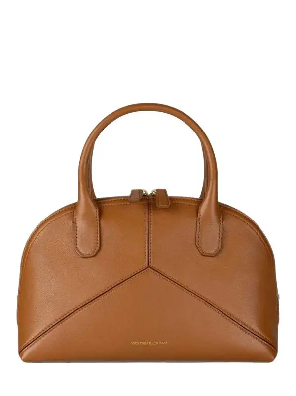 Victoria Beckham Doctor Small Leather Tote Bag - Brown