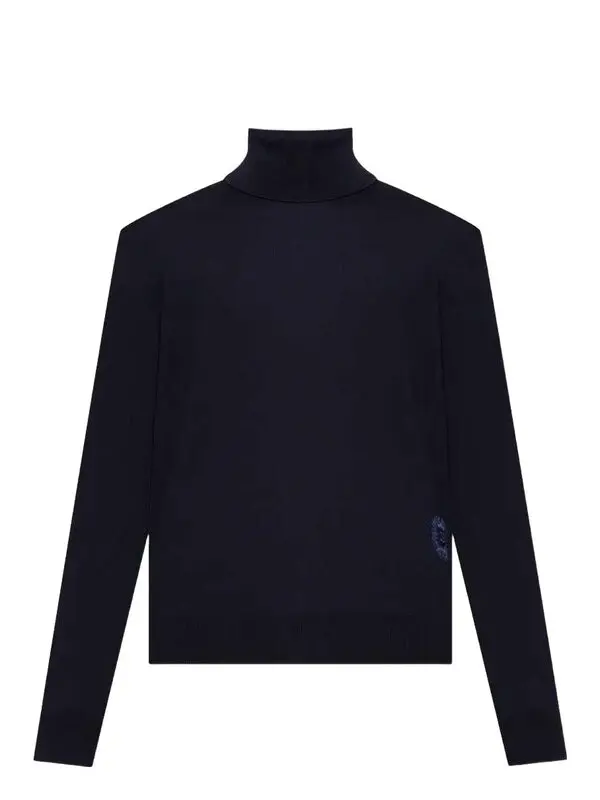 Dolce & Gabbana High-neck Sweater - Blue