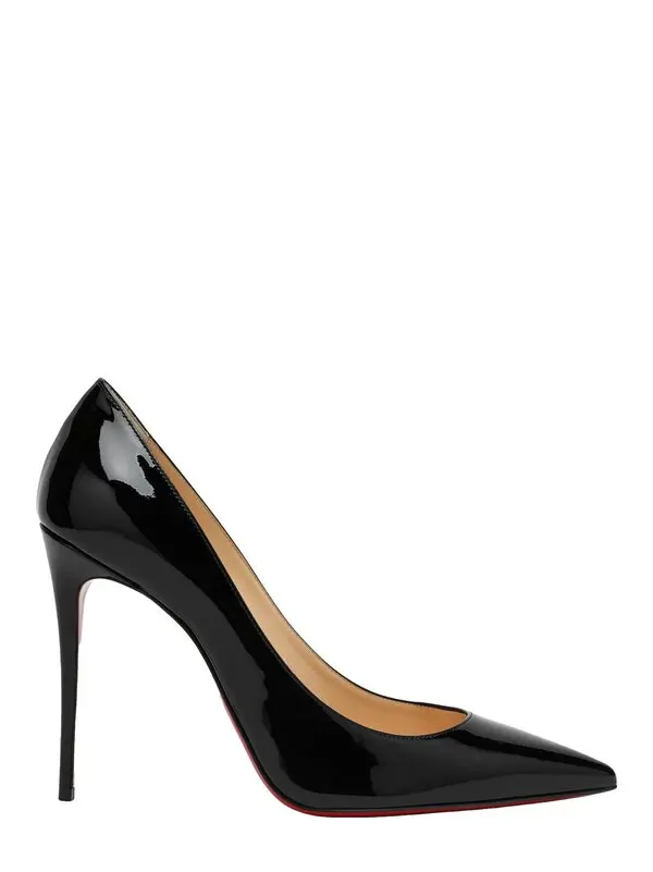 CHRISTIAN LOUBOUTIN Patent Leather Decollette - Black